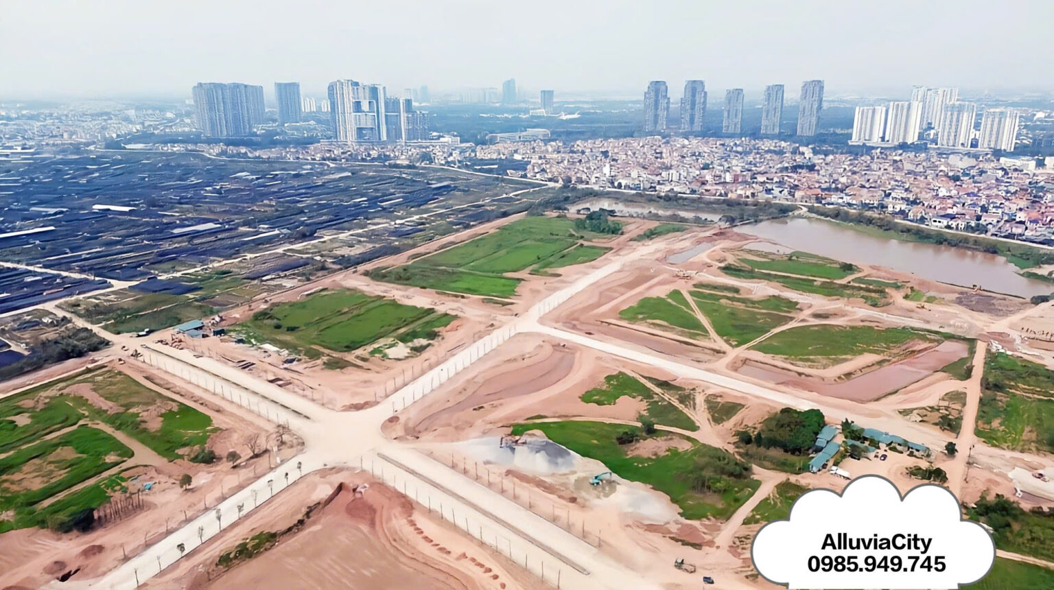 Tiến độ Khu đô thị Alluvia City tháng 3/2025 của Xuân Cầu Holdings - Dự án Xuân Cầu Văn Giang
